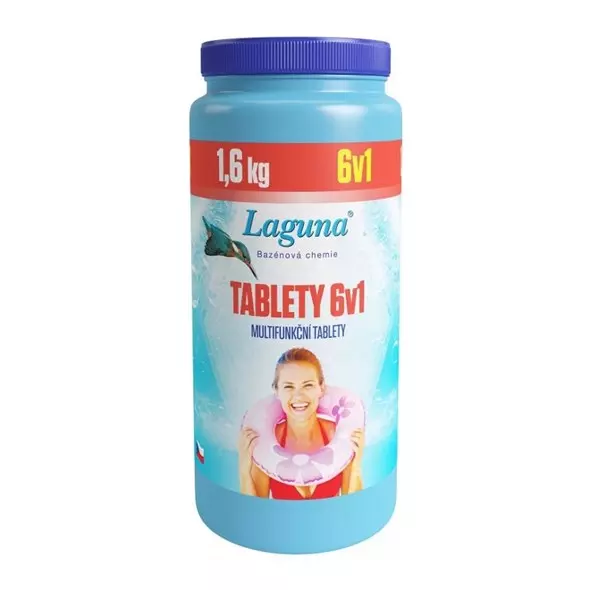 Multifunction tablets LAGUNA 6in1 1.6kg - Kjemikalier for Spabad og ...